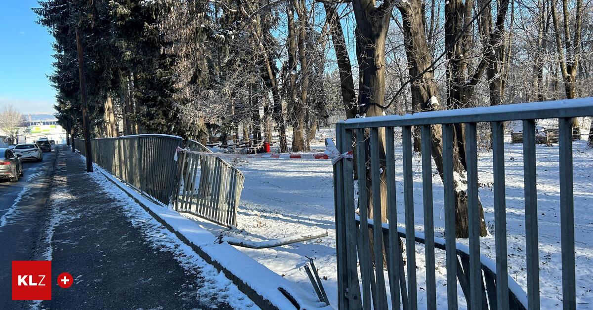 Beim HIB Liebenau in Graz: Dieses Loch im Zaun fällt auf