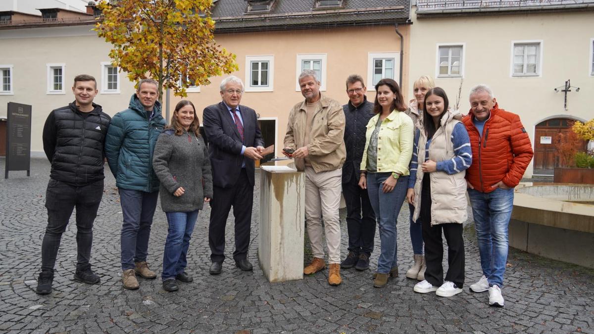 In Spittal : Neuer GPS-Kontrollpunkt für Smartphones