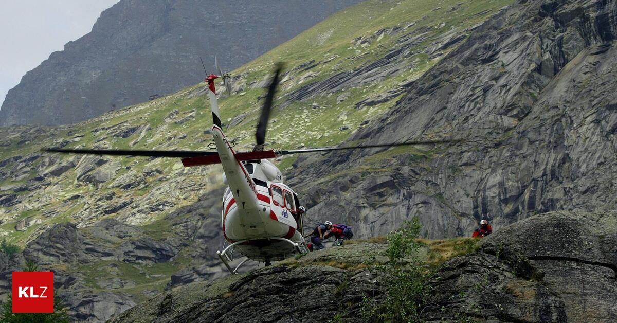 Italienische Alpen: 32-jähriger Kletterer prallte gegen Felswand, 54 ...
