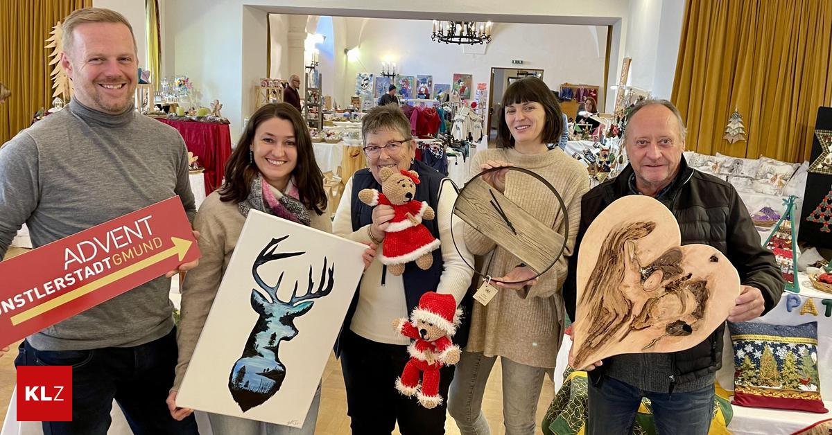 Im Schloss Lodron: Jede Menge Handwerkskunst beim Gmünder Advent