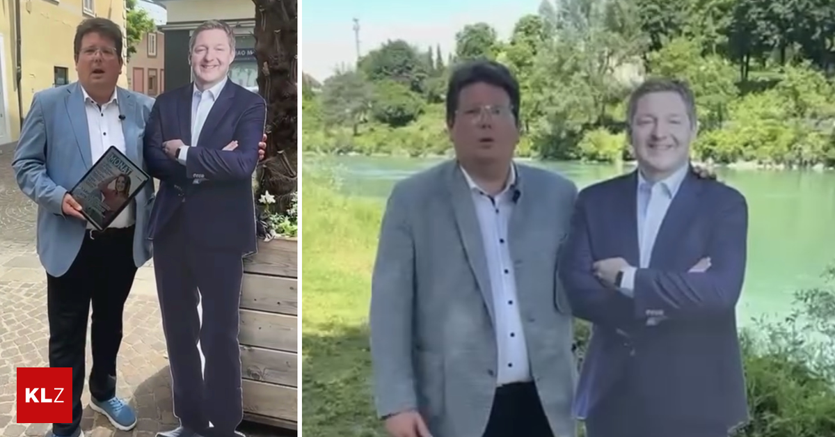 „Augen auf, Günther!“: Villacher Stadtrat sorgt mit Papp-Bürgermeister ...