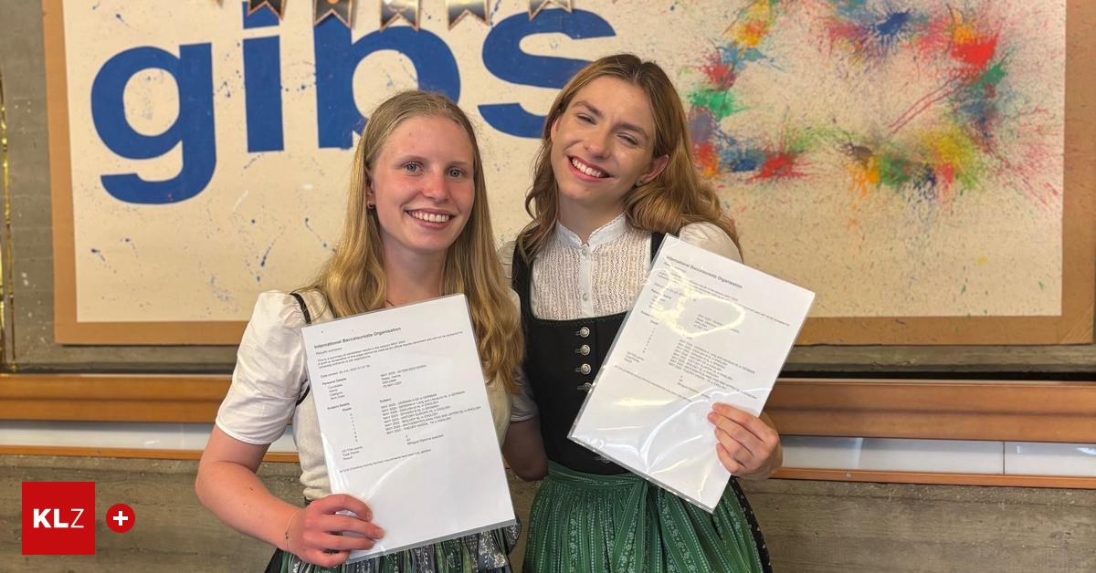 Sie sind die einzigen aus dem Bezirk mit der internationalen Matura 2025