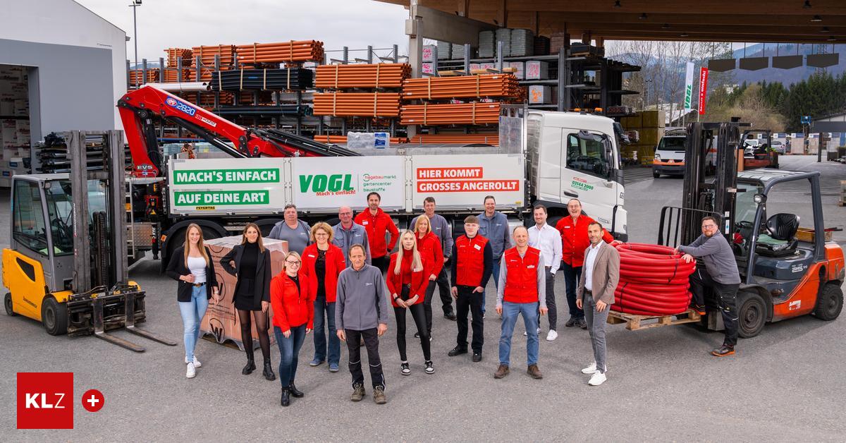 25 Jahre Baustoffzentrum Vogl: Auf 20.000 m2 lagert das Material für ...