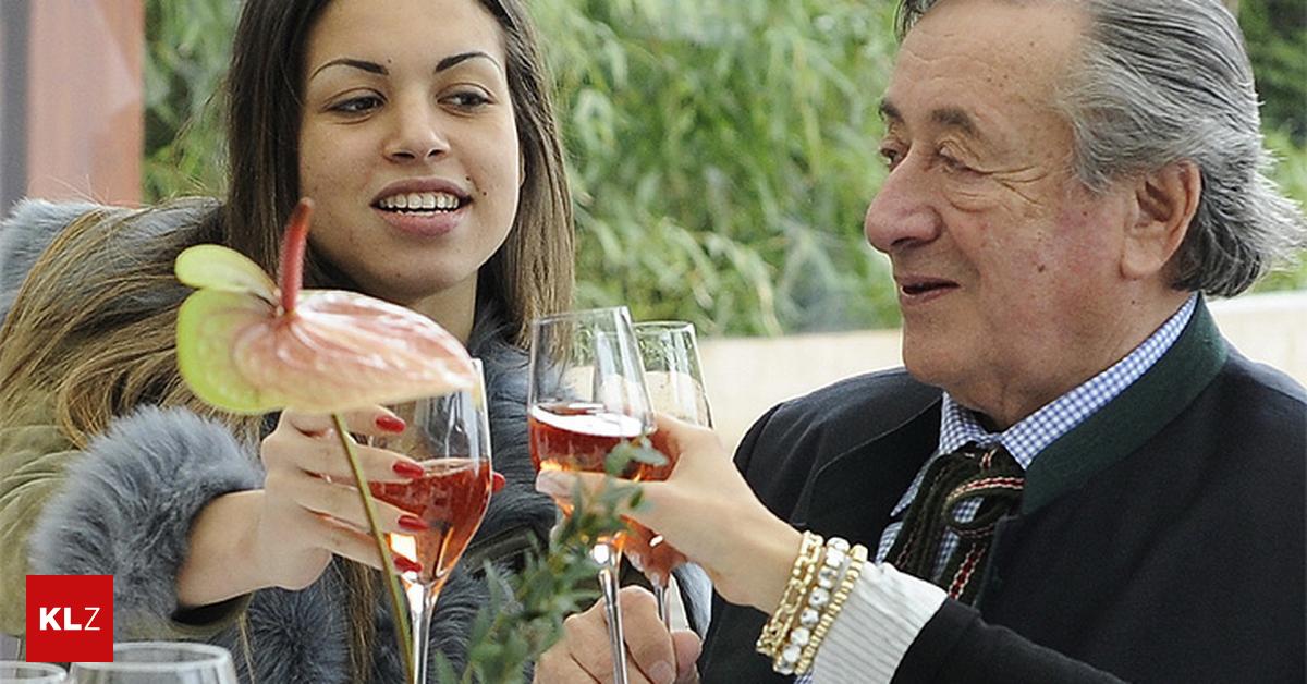 Eine Landpartie ist lustig: Lugner und Ruby bei "Luigi"