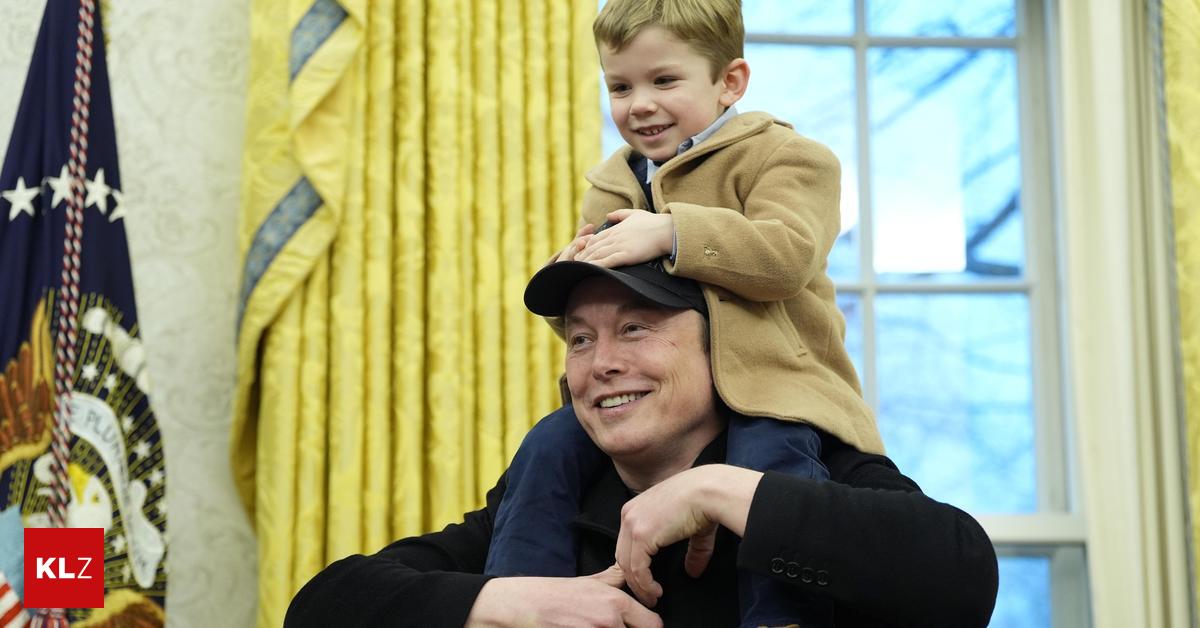 4-Jähriger Sohn X Æ A-Xii stahl Elon Musk im Oval Office die Show