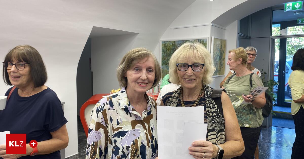 Gabriele Preininger-Seiss brachte Natur zum Künstlercafé im Regionalbüro