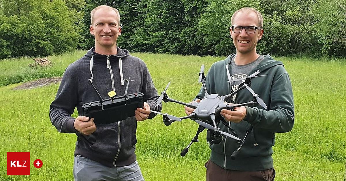 Allerheiligen bei Wildon: Vor der ersten Mahd: Drohnen als Lebensretter ... Allerheiligen bei Wildon: Vor der ersten Mahd: Drohnen als Lebensretter ...