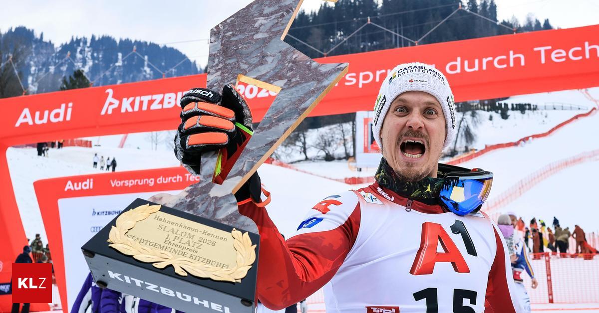 86. Hahnenkamm-Rennen: Hurra, die Gams: Manuel Feller und das wahr ...