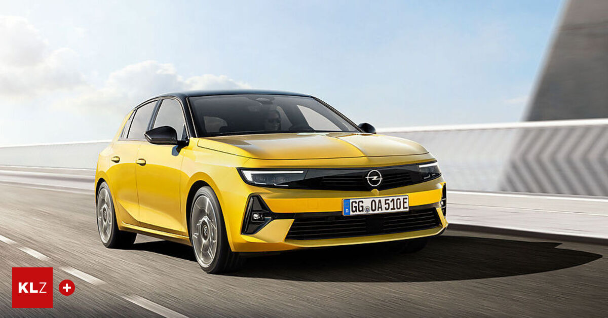 Marktstart Anfang 2022: Der Opel Astra kommt auch als Elektroauto