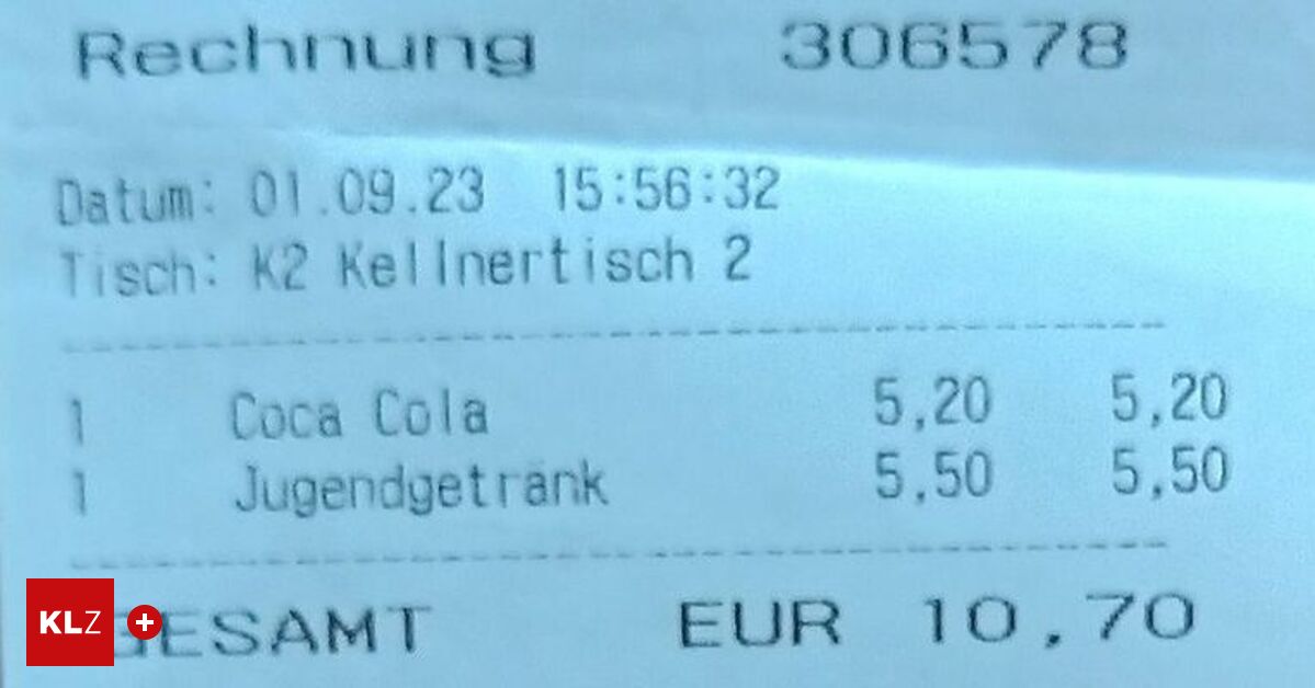 Klagenfurter Café: 10,70 Euro für Soda und Cola: Das sagen die ...