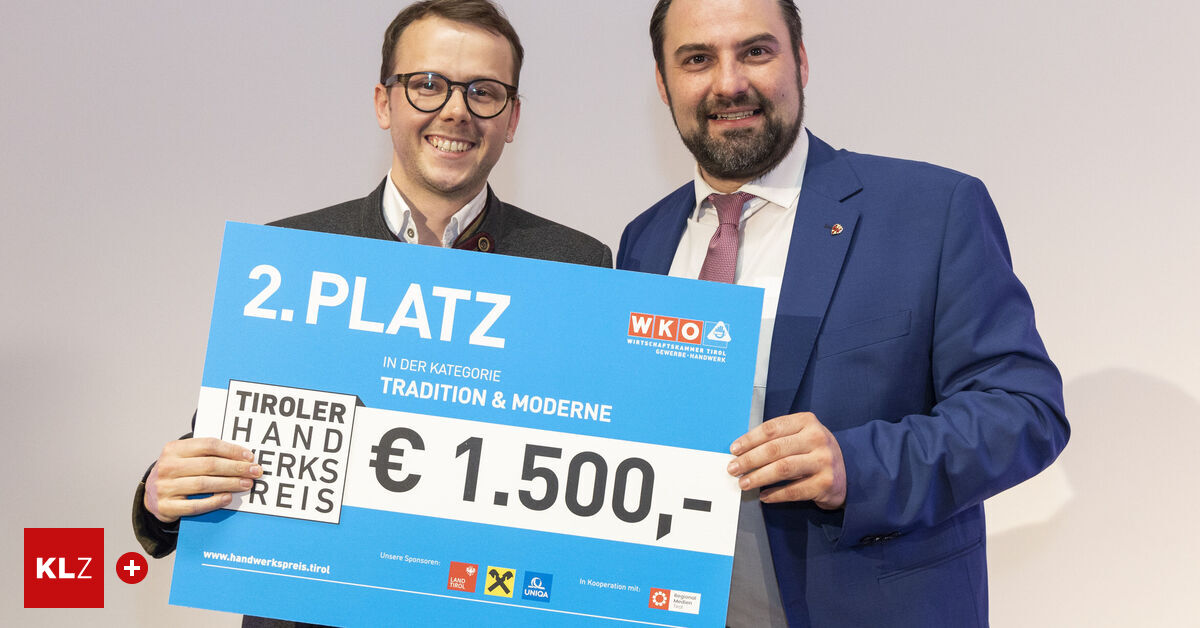 Fabian Huber: Osttiroler Instrumentenbauer staubte Handwerkspreis ab