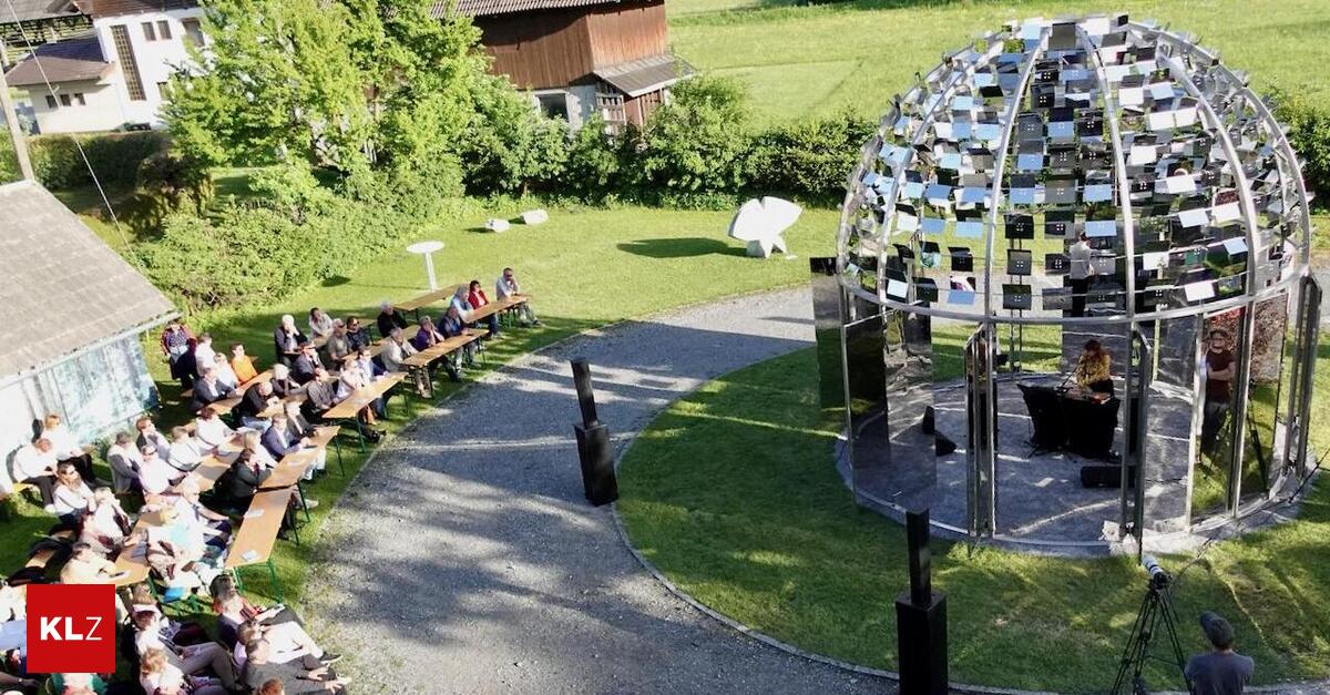 Kuppel fand Platz im Gailtal: Ein Denkmal aus Spiegeln für Ingeborg ...