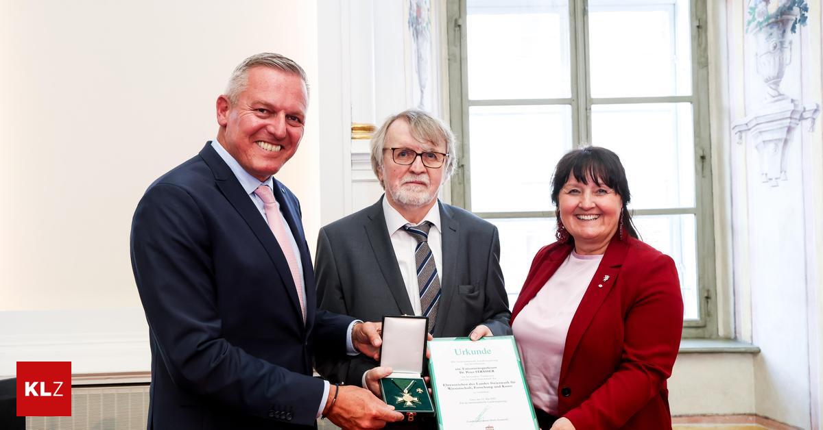 Ehrenzeichen des Landes: Philosoph Peter Strasser ausgezeichnet