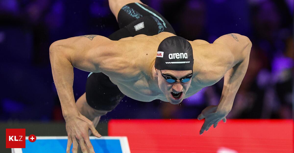 Schwimm-WM in Budapest: Heiko Gigler schwimmt mit österreichischem ...