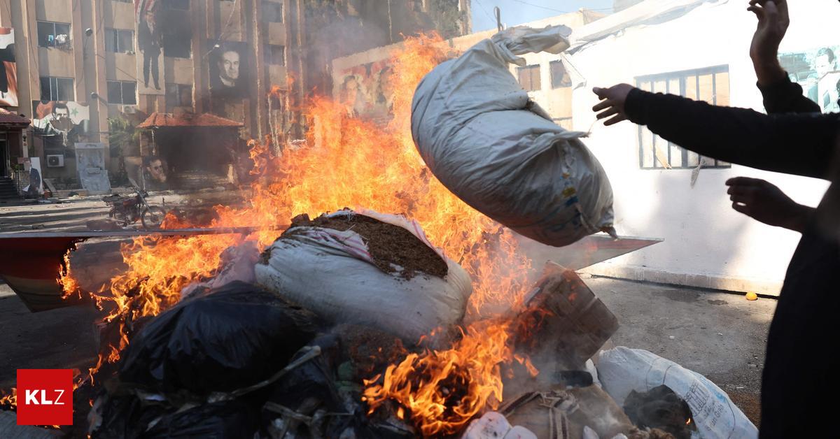 Assads Erbe: Eine Million Captagon-Pillen in Syrien verbrannt