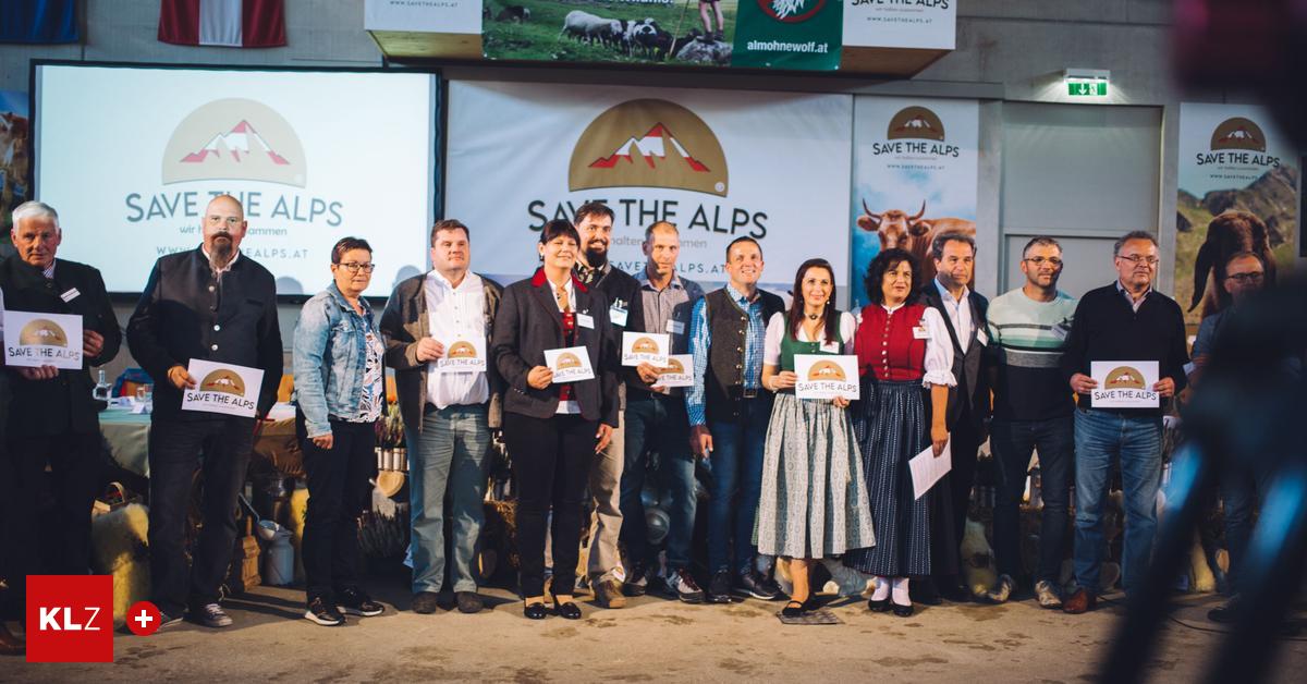 Lienz: Bei der Protestaktion gegen den Wolf flossen Tränen