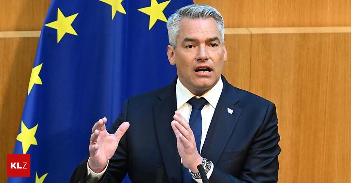 Europatag: Nehammer fordert Deregulierung und militärische Zusammenarbeit