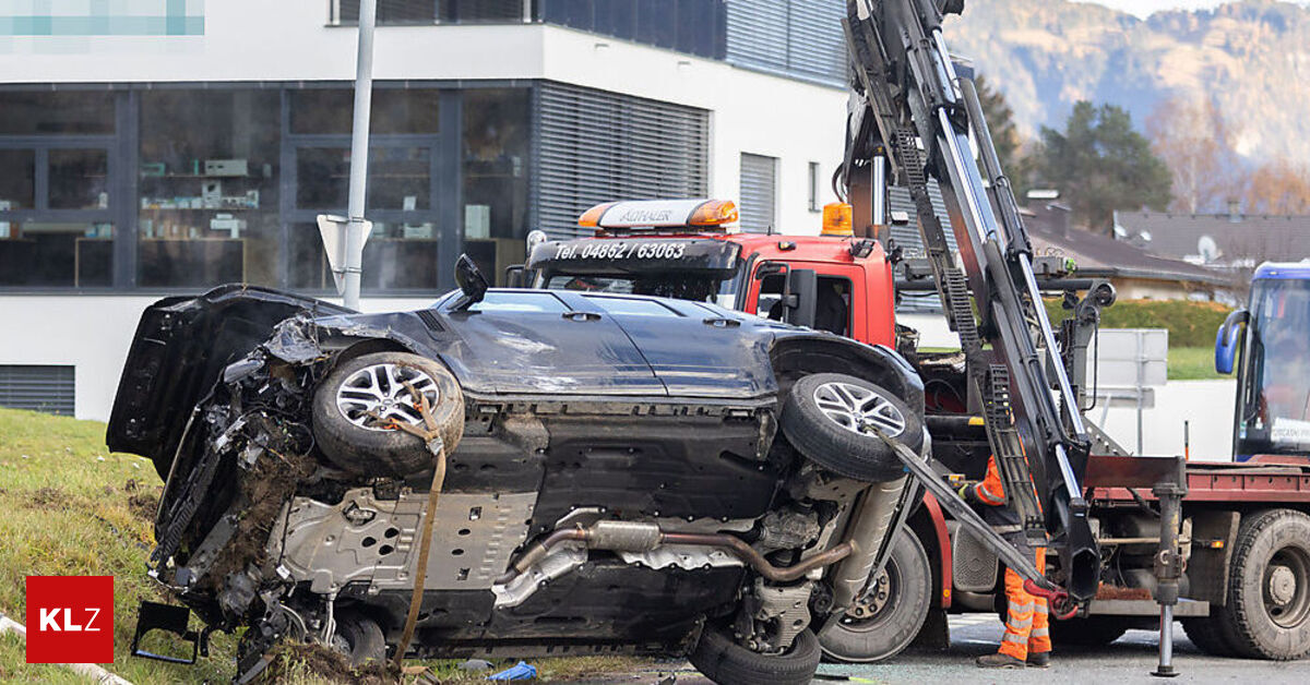 Auf B 100: Eine Schwerverletzte bei Verkehrsunfall in Osttirol