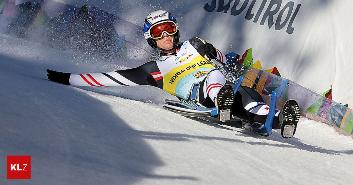 Naturbahnrodeln: Steirer Michael Scheikl wird erstmals im Weltcup gejagt
