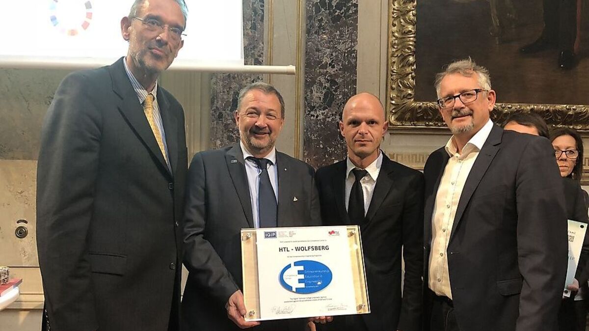 Wolfsberg: HTL wurde für unternehmerisches Denken ausgezeichnet