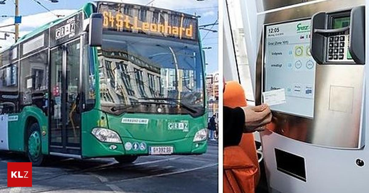 Einfache Sprache: Grazer Busse bekommen Ticket-Automaten