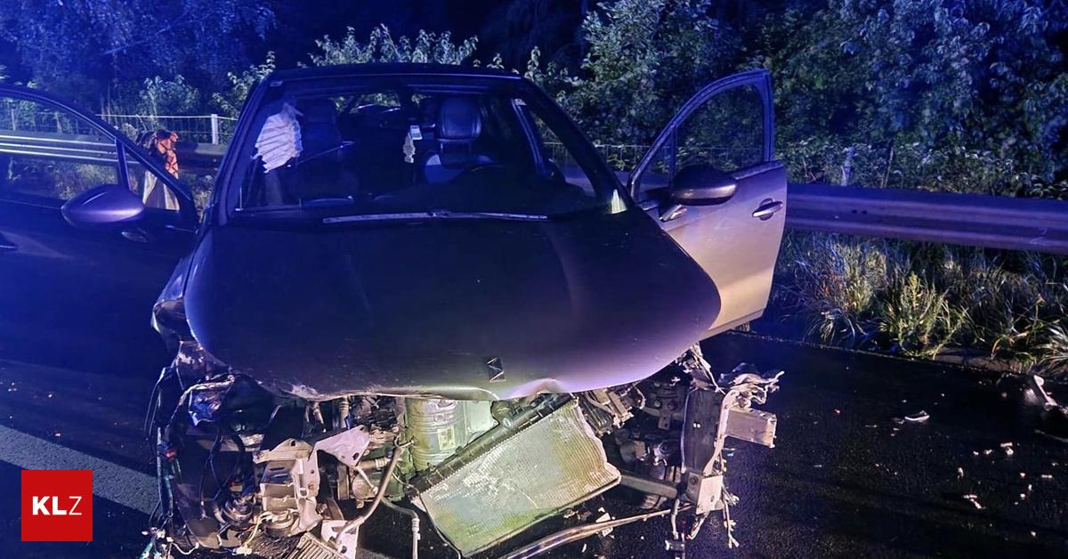 Übelbach: Totalsperre der Pyhrnautobahn und des Gleinalmtunnels nach Crash