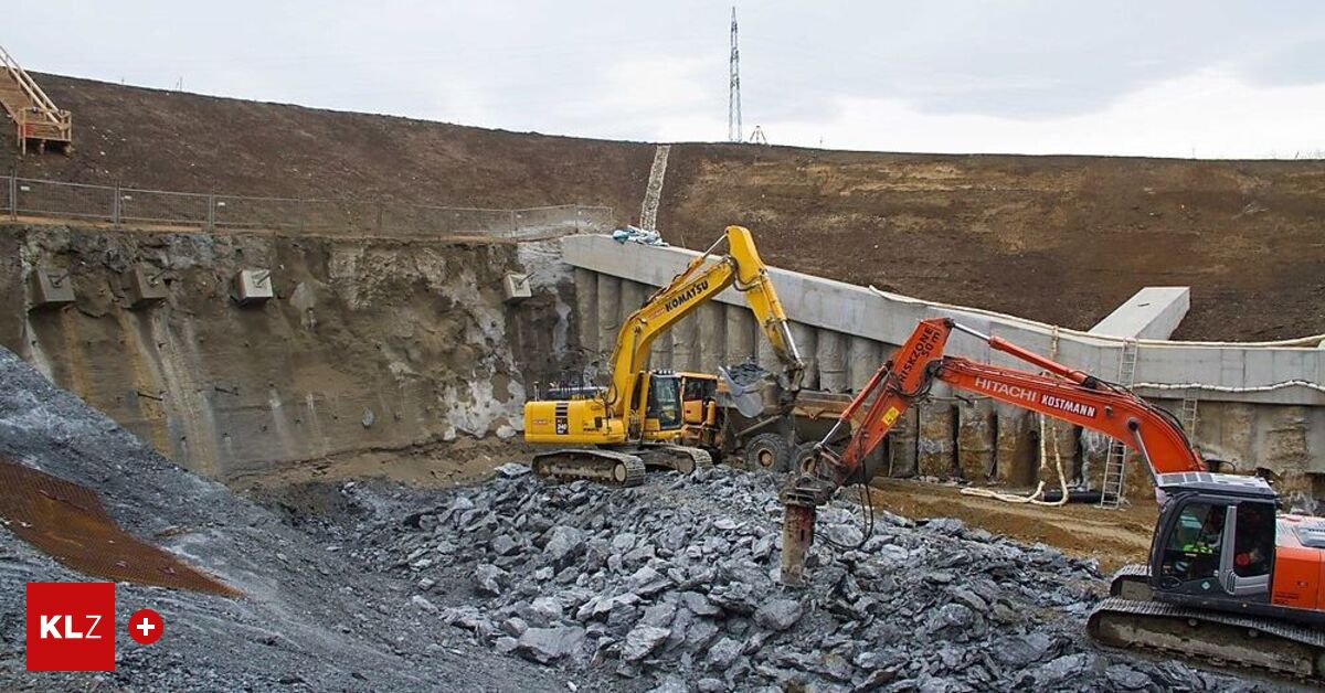 Grafenstein, St. Kanzian: Tunneldurchschlag in Lind zur neuen Drauquerung