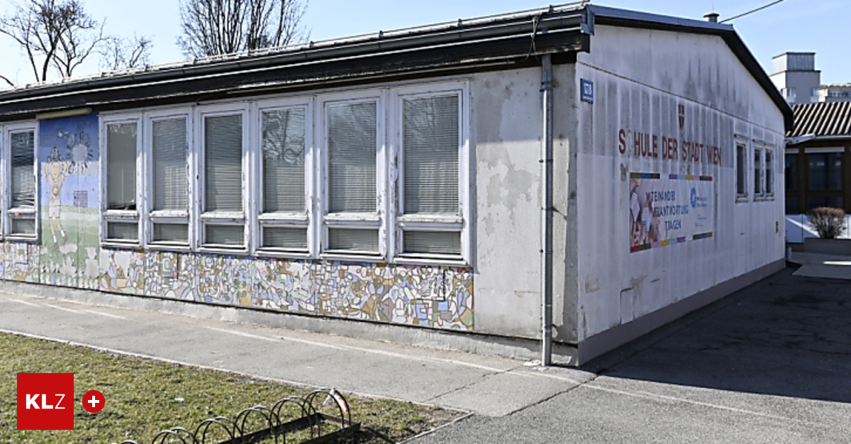 Mäuse in Wiener Schule: Pavillons werden abgetragen