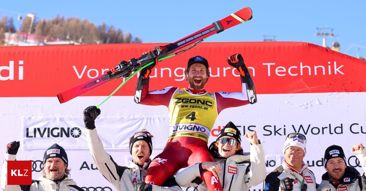 Premierensieg! Marco Schwarz gewinnt Super-G in Livigno
