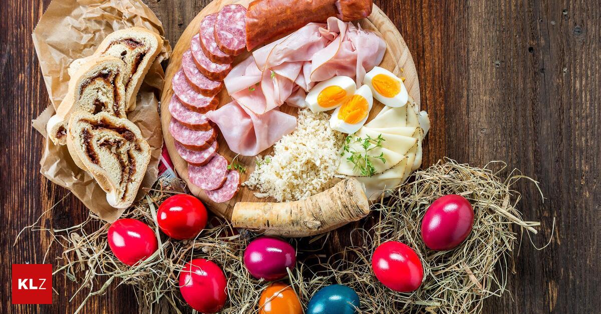 Einfache Sprache : Osterjause: Es gibt wenige Eier und Kren