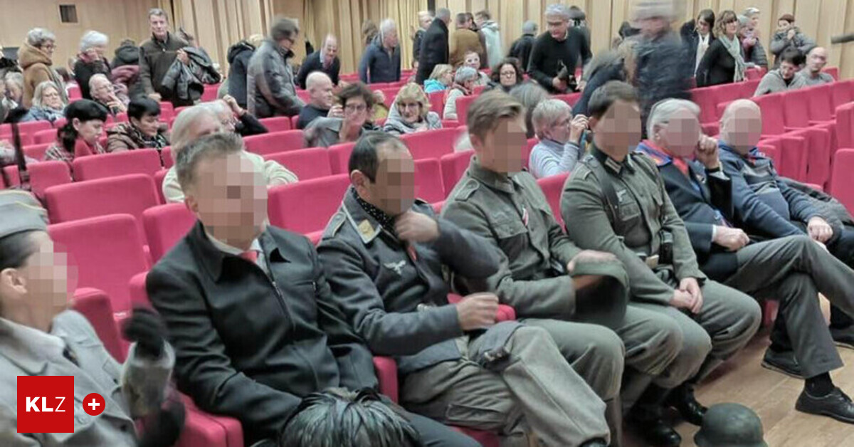 Anzeige folgte: Politiker kamen in Friaul in Nazi-Uniform ins Kino