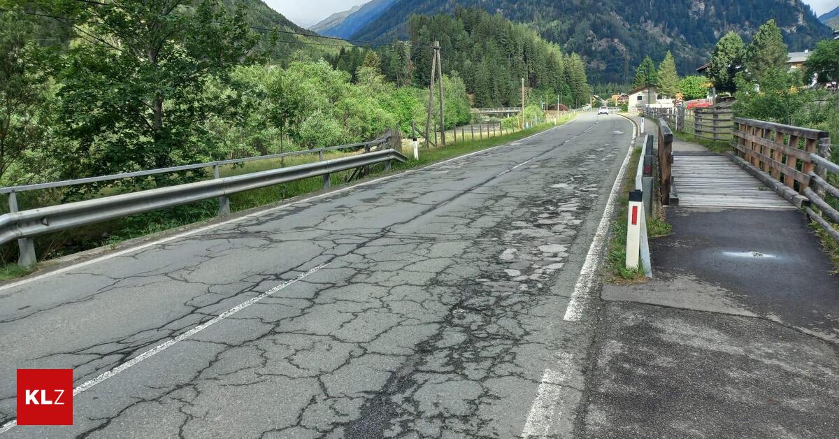 Zwei Wochen lang: Desolate Maltatal Straße wird für 300.000 Euro saniert