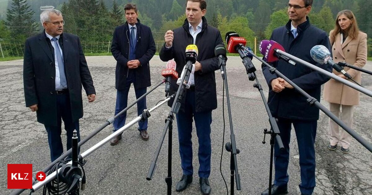 Besuch im Kleinwalsertal: Sebastian Kurz: "Ich trage im Freien keine Maske"