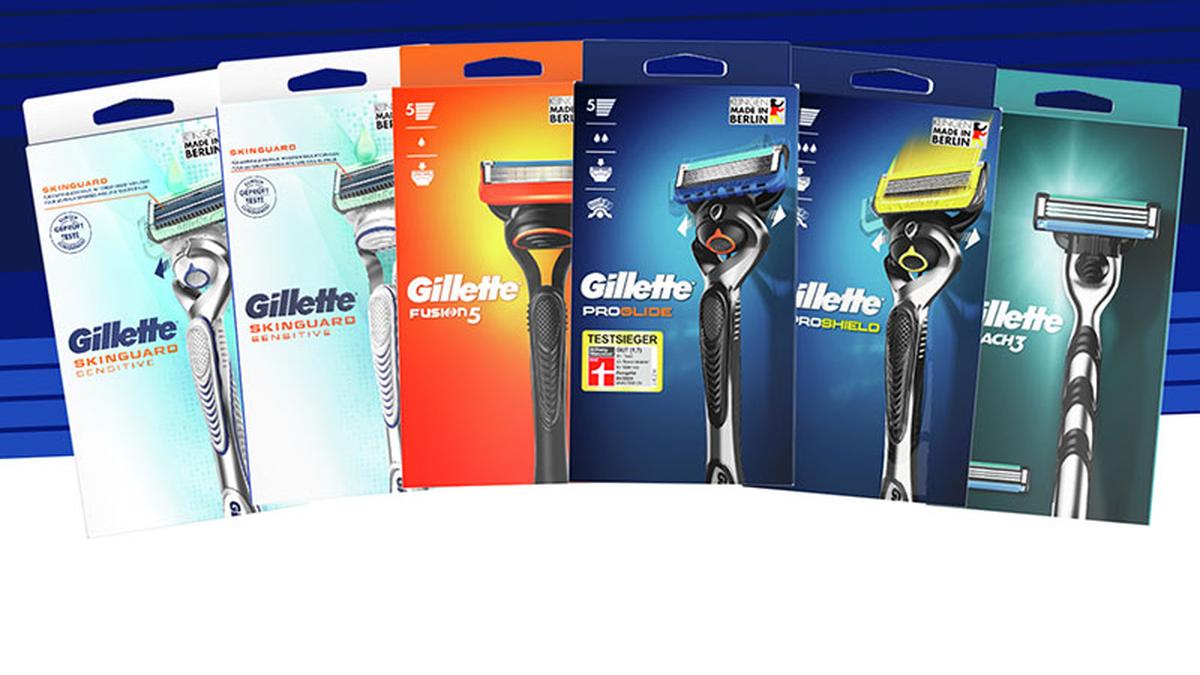 Gewinne 1 von 3 Gillette-Packages im modernen und nachhaltigen Design ...