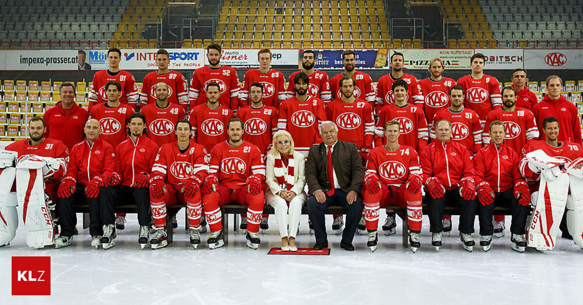 Fotoshooting: Das neue Mannschaftsfoto des KAC ist da