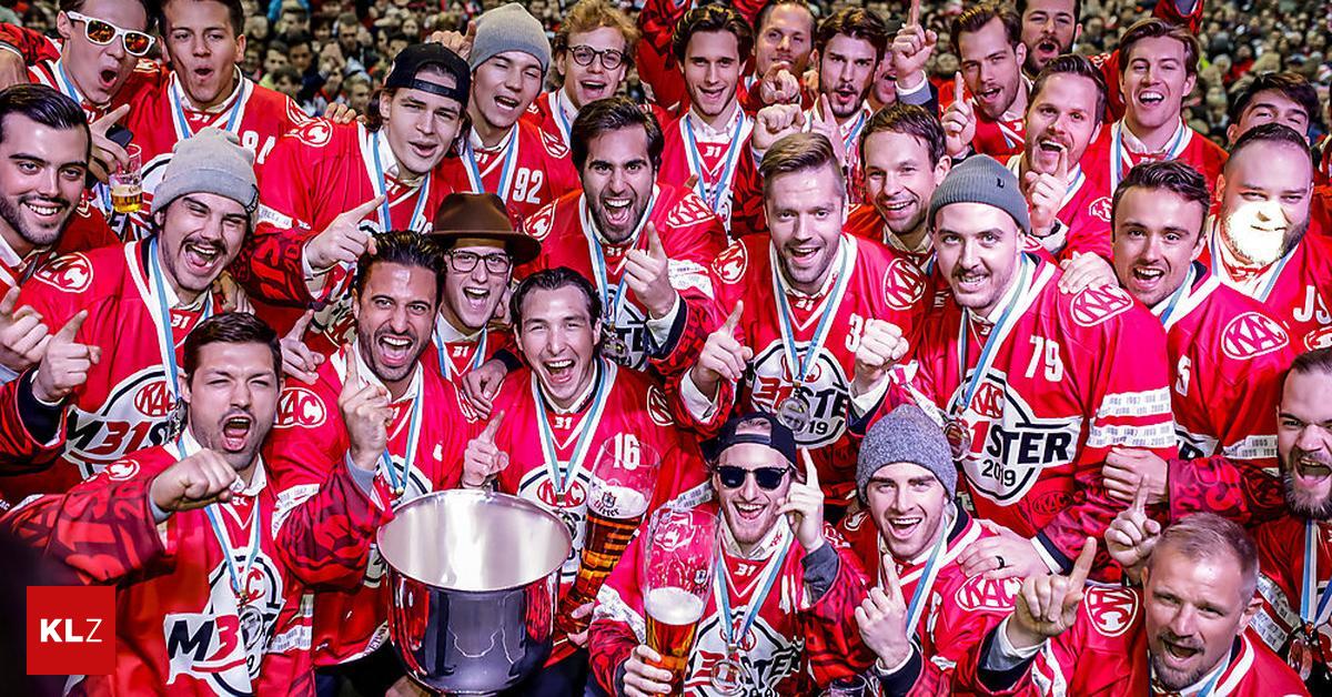Fans trafen Idole: So feierte der KAC seinen Meistertitel