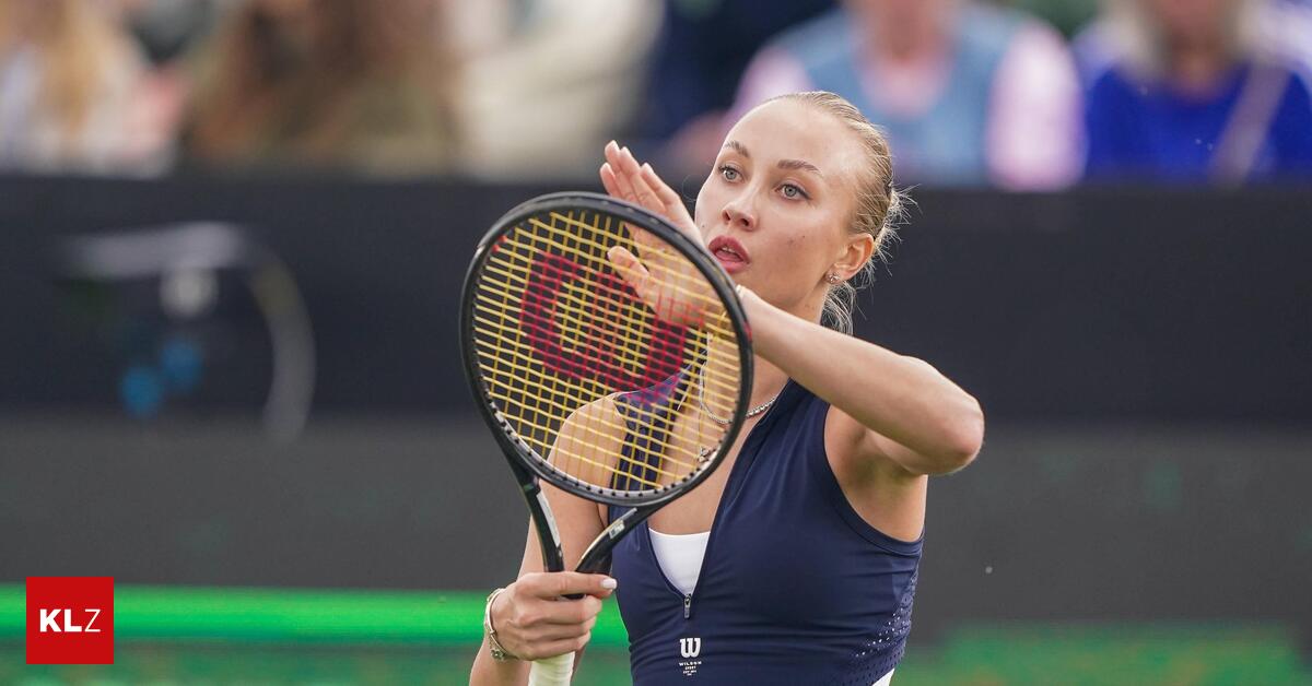 Tennis: Potapova musste in Hertogenbosch erkrankt aufgeben