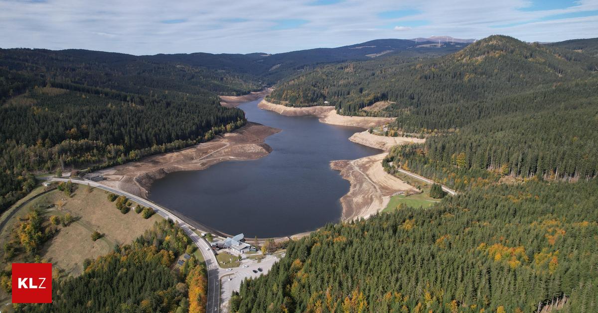 Nur noch ein Drittel Wasser: So geht es mit der Entleerung am Sobother ...