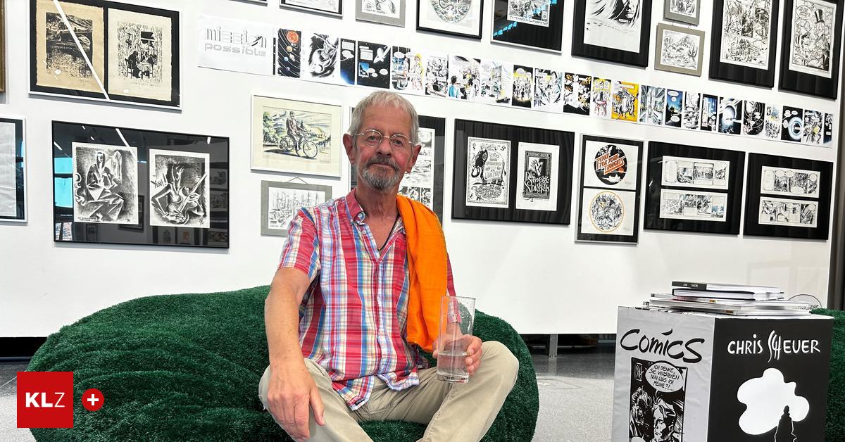 Chris Scheuer im Kunsthaus Weiz : Der Zeitreisende reist nie ohne Heavy ...