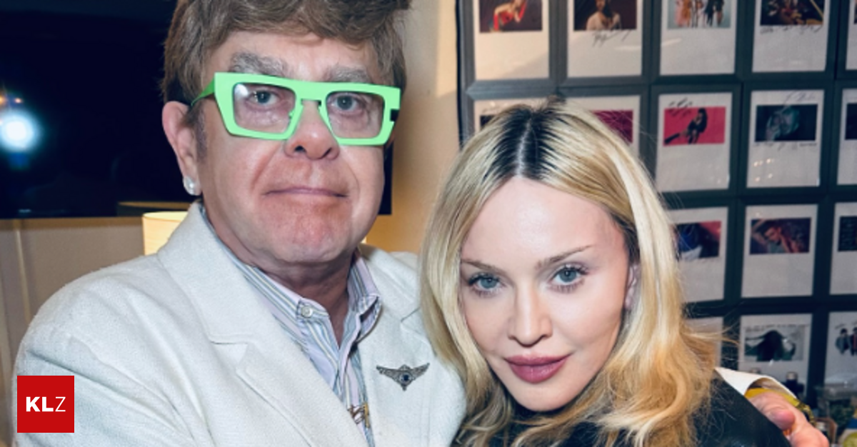 Nach jahrelangem Zwist: Madonna und Elton John begraben Kriegsbeil