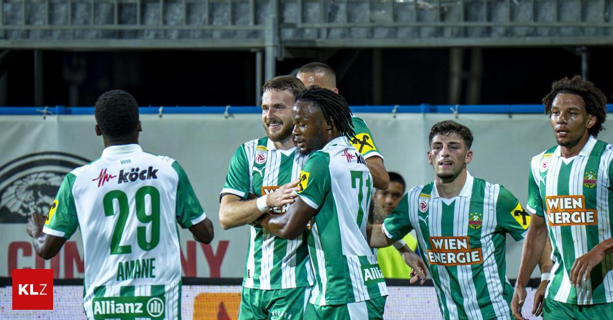 Conference-League-Qualifikation: Rapid Wien gewinnt glanzlos bei Decic Tuzi