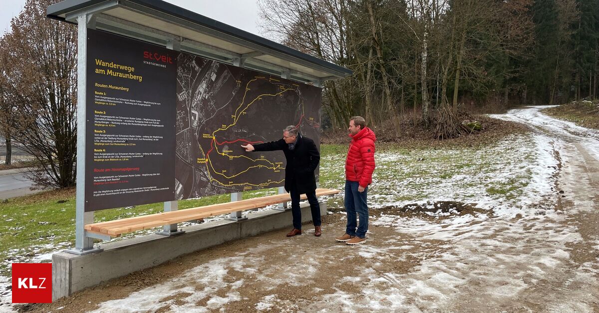 Fünf Wanderrouten: Am Muraunberg gibt es nun eine neue Hinweistafel für ...