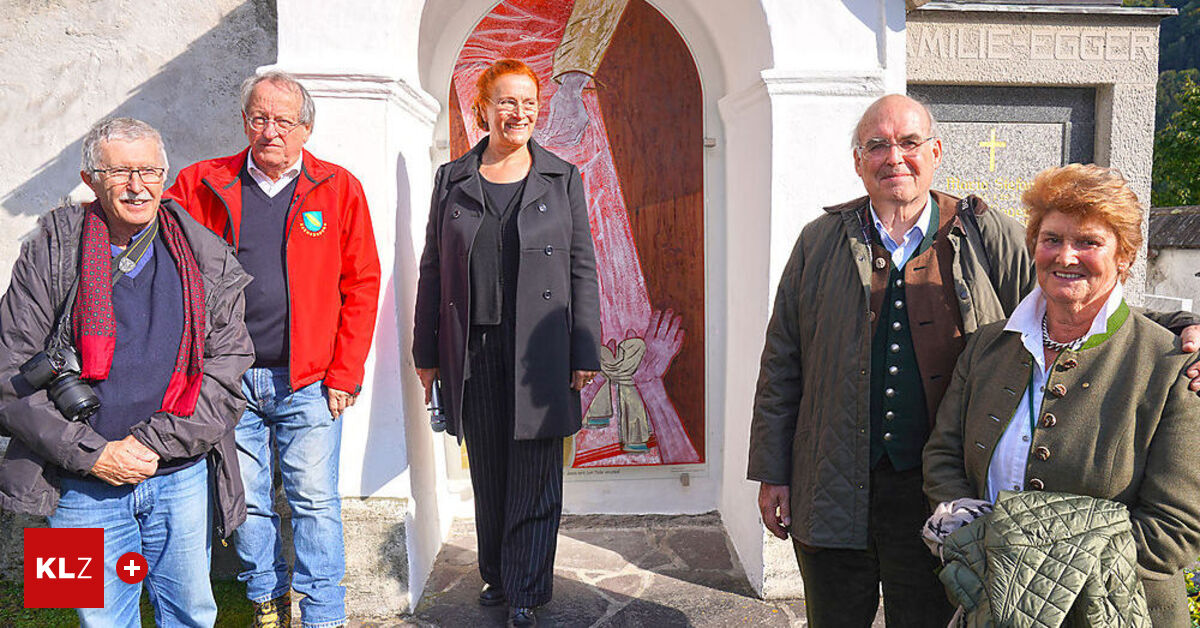 Sachsenburg: Künstlerin Lisa Huber führte über den Kreuzweg