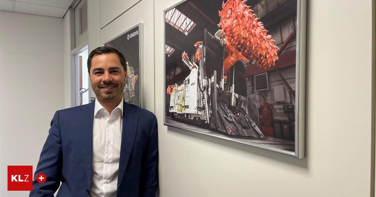 Thomas Vallant (39) aus Wolfsberg ist neuer Sandvik-Geschäftsführer