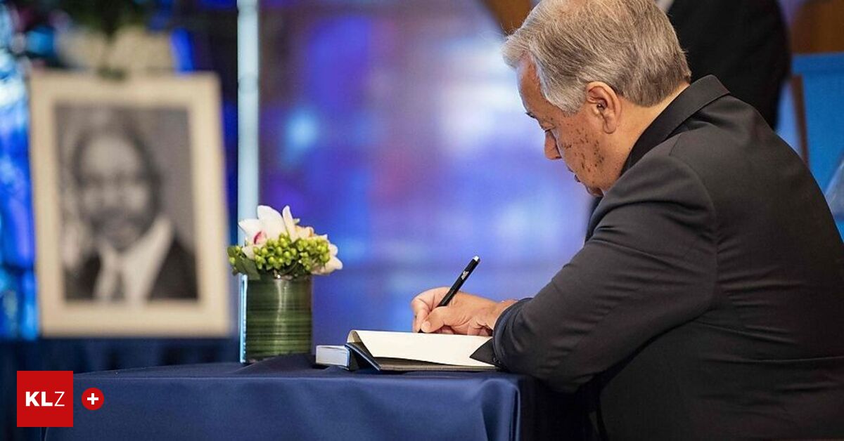 UNO-Trauerfeier: Trauer um Kofi Annan: "Einer der besten von uns"