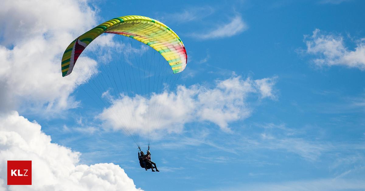 Paragleiter prallte vor Augen seines Sohnes gegen Telefonmast