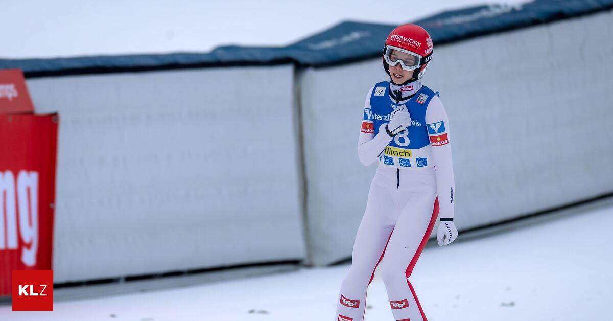 Skispringen: Lisa Eder verpasst Heimsieg in Villach nur knapp