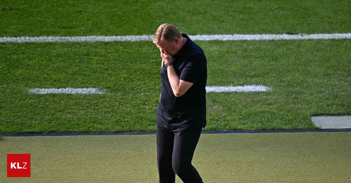 Nach Niederlage gegen Österreich: Niederlande-Coach Ronald Koeman sauer ...