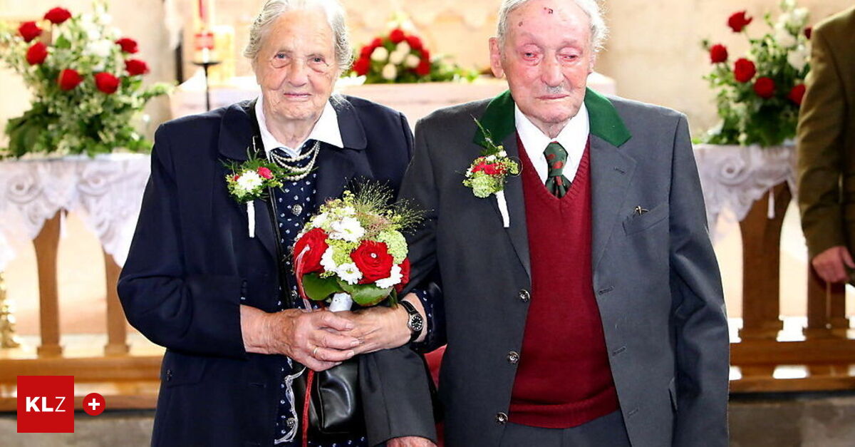 Kärntner des Tages: Lydia und Ferdinand Kogler: Seit 70 Jahren ein Paar
