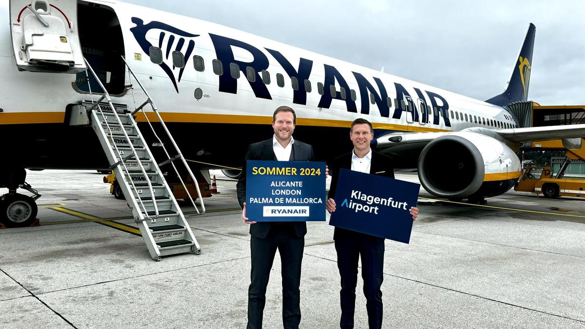Neue Ziele: Ryanair will ab Klagenfurt künftig öfter abheben